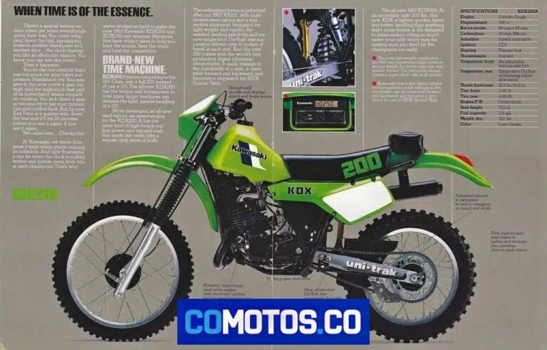 Kawasaki KDX 200 | Precio, ficha técnica, velocidad, consumo